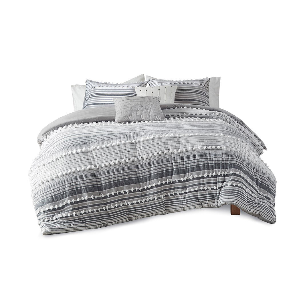 Gracie Mills Hector Pure Bliss Cotton Comforter Ensemble | Wayfair