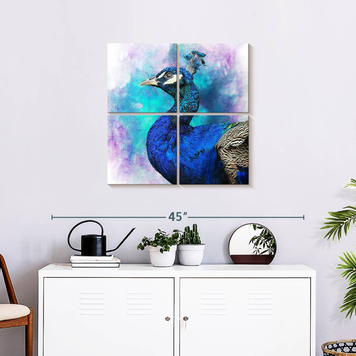 Ebern Designs Brampt Proud Blue Peacock | Wayfair