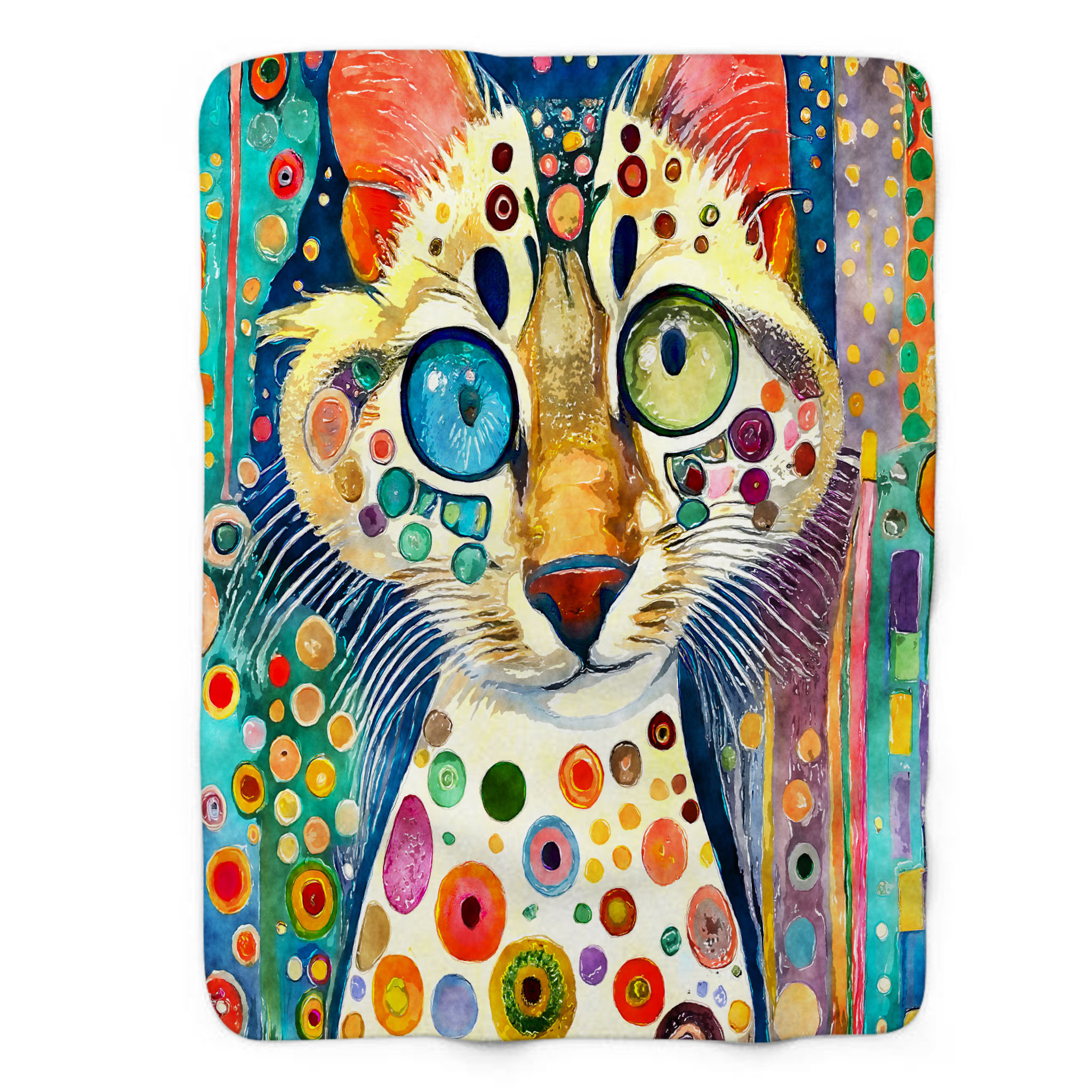MentionedYou Radiant Cat - 1 Piece Blanket | Wayfair