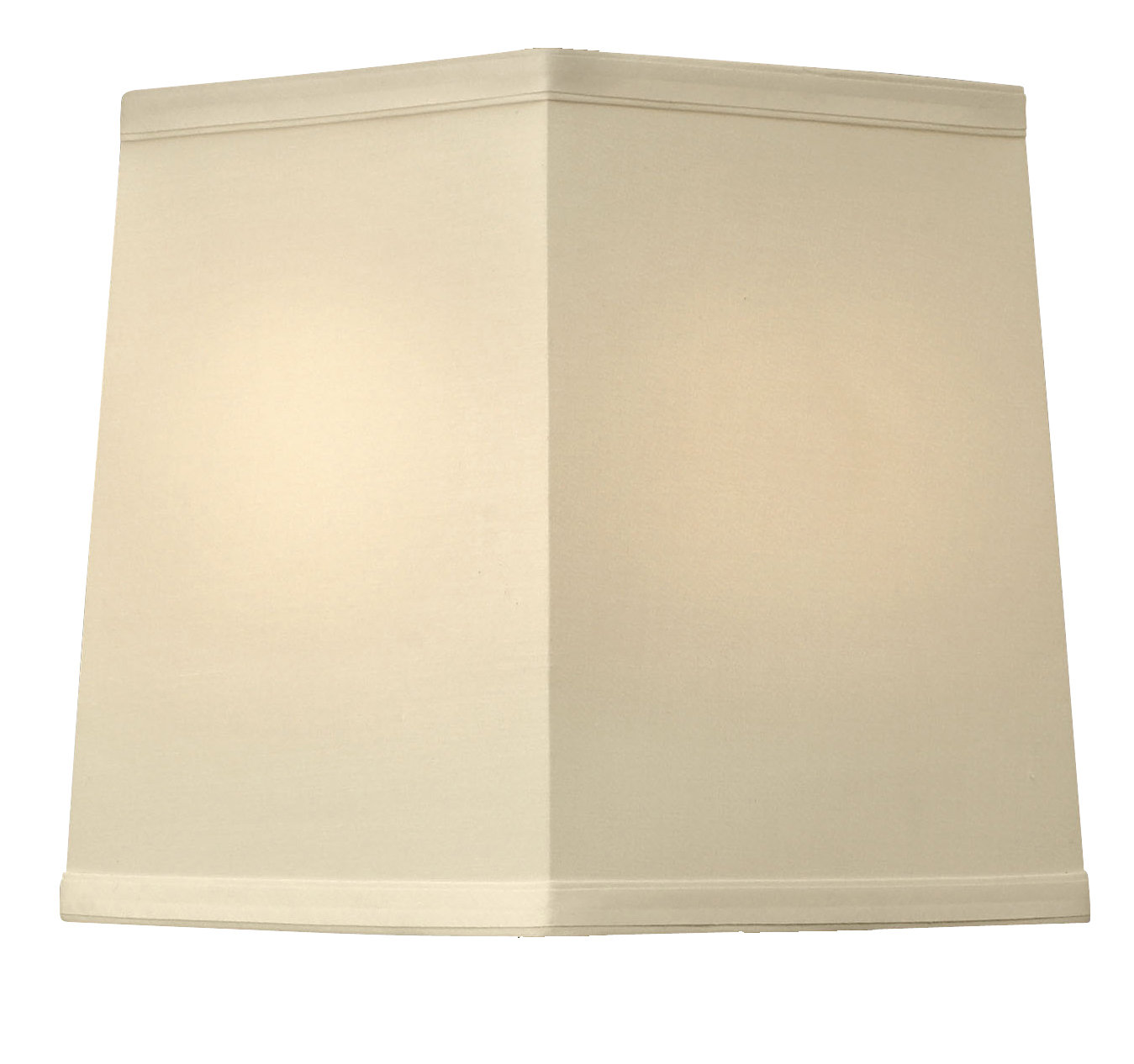 Medallion Lighting 9'' H x 8'' W Linen Square Lamp Shade | Wayfair