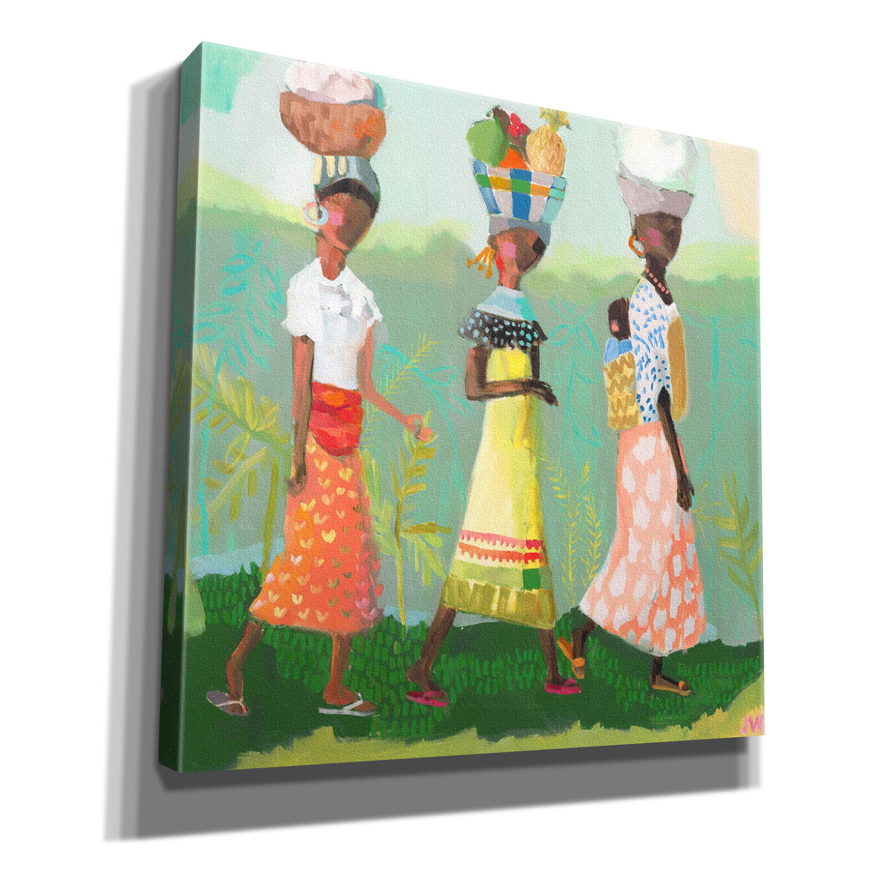 Dakota Fields Back from the Market' by Jenny Westenhofer, Canvas Wall ...