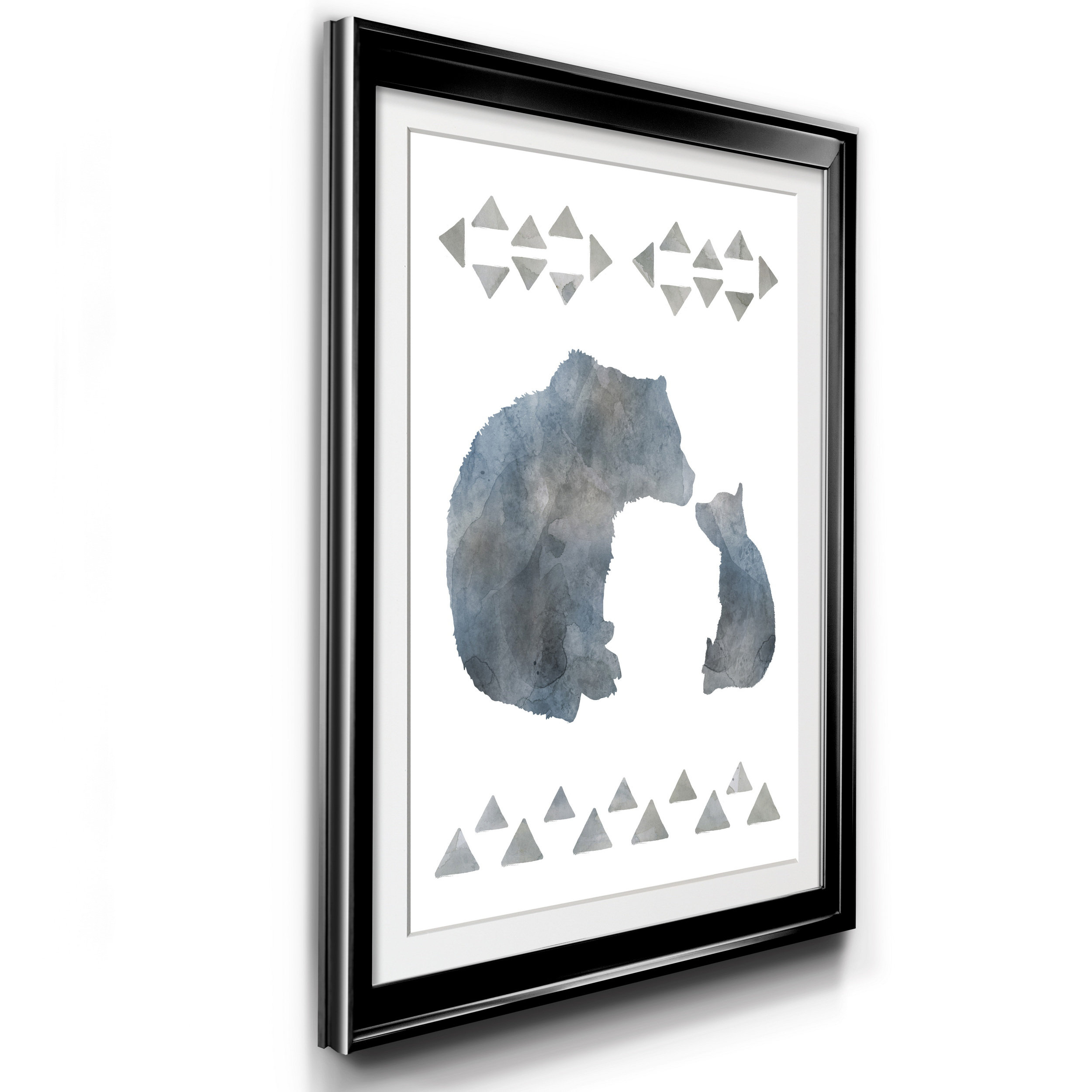 Redwood Rover Little Man Cave Bears - Picture Frame Painting Print on ...