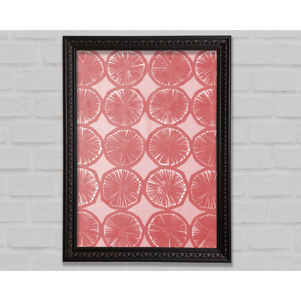 Bright Star Segment Intervention Pink - Single Picture Frame Print ...