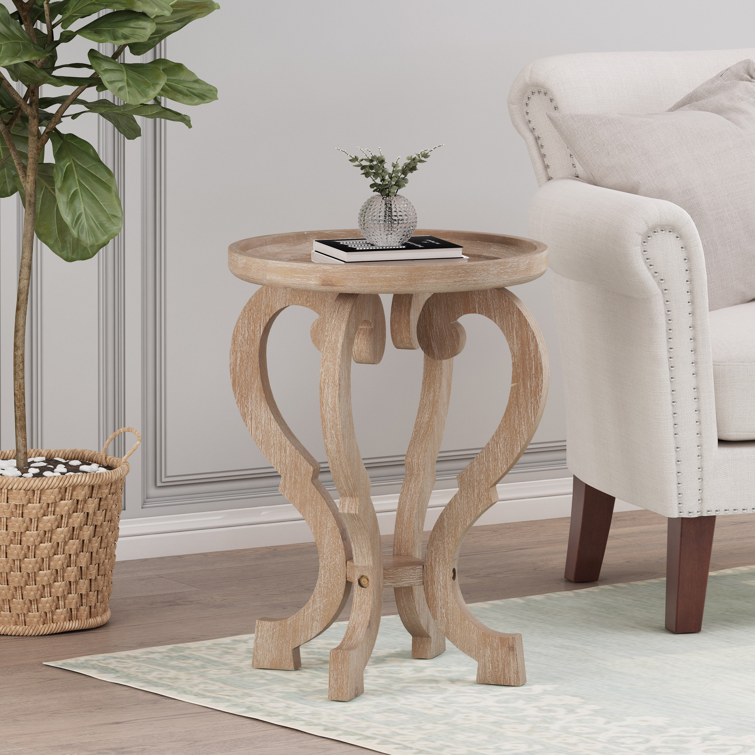 One Allium Way® Tray Top End Table & Reviews | Wayfair