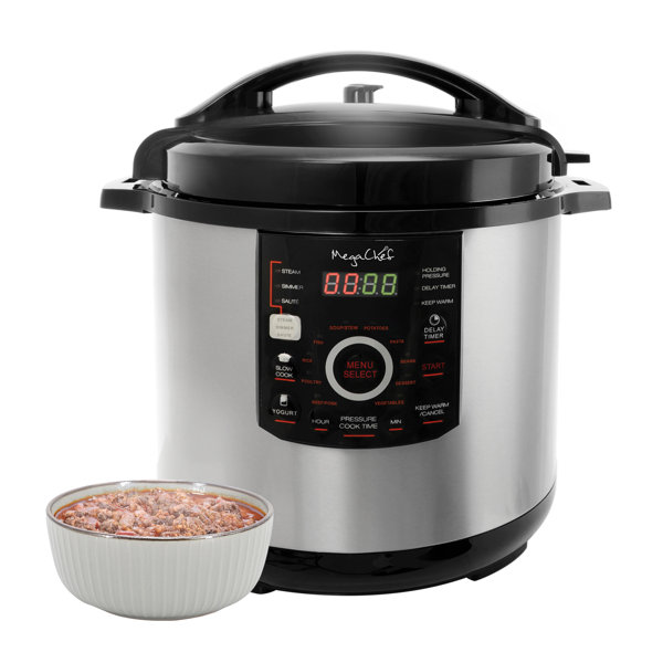Mega Chef 12 Qt. Digital Pressure Cooker & Reviews | Wayfair
