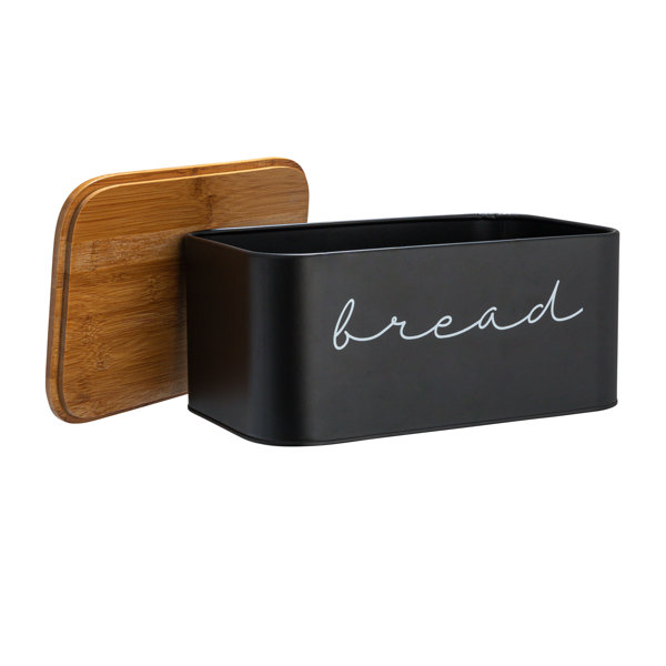 Gracie Oaks Enayah Bread Box & Reviews | Wayfair