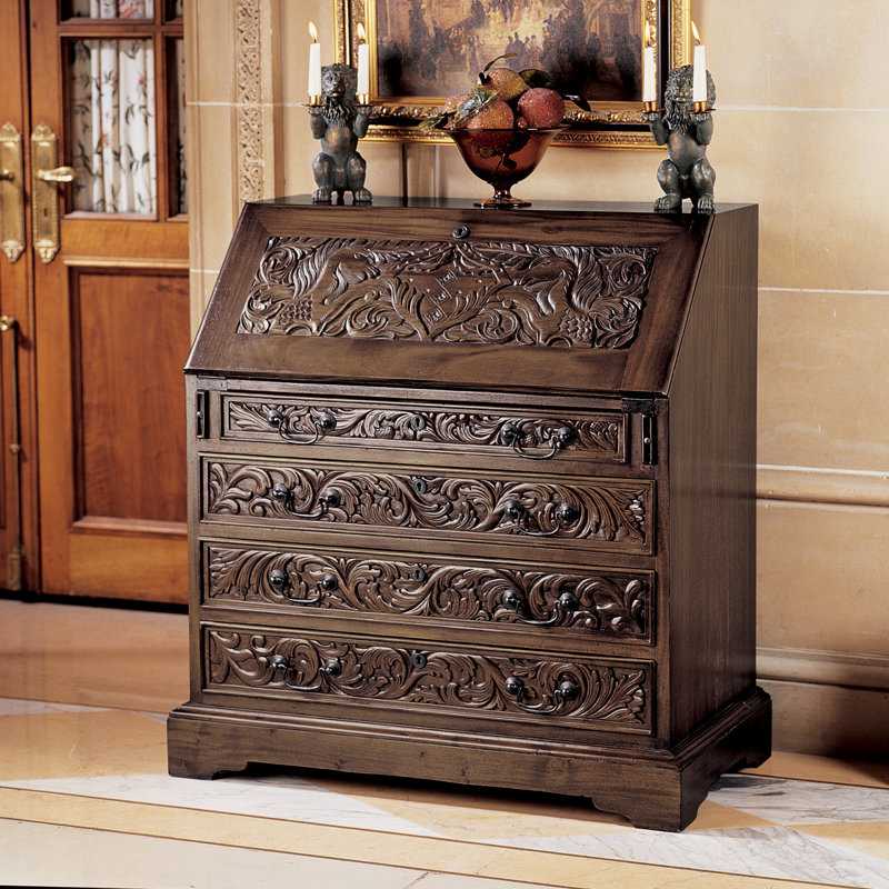 Lark Manor™ Arunas Secretary Desk & Reviews | Wayfair