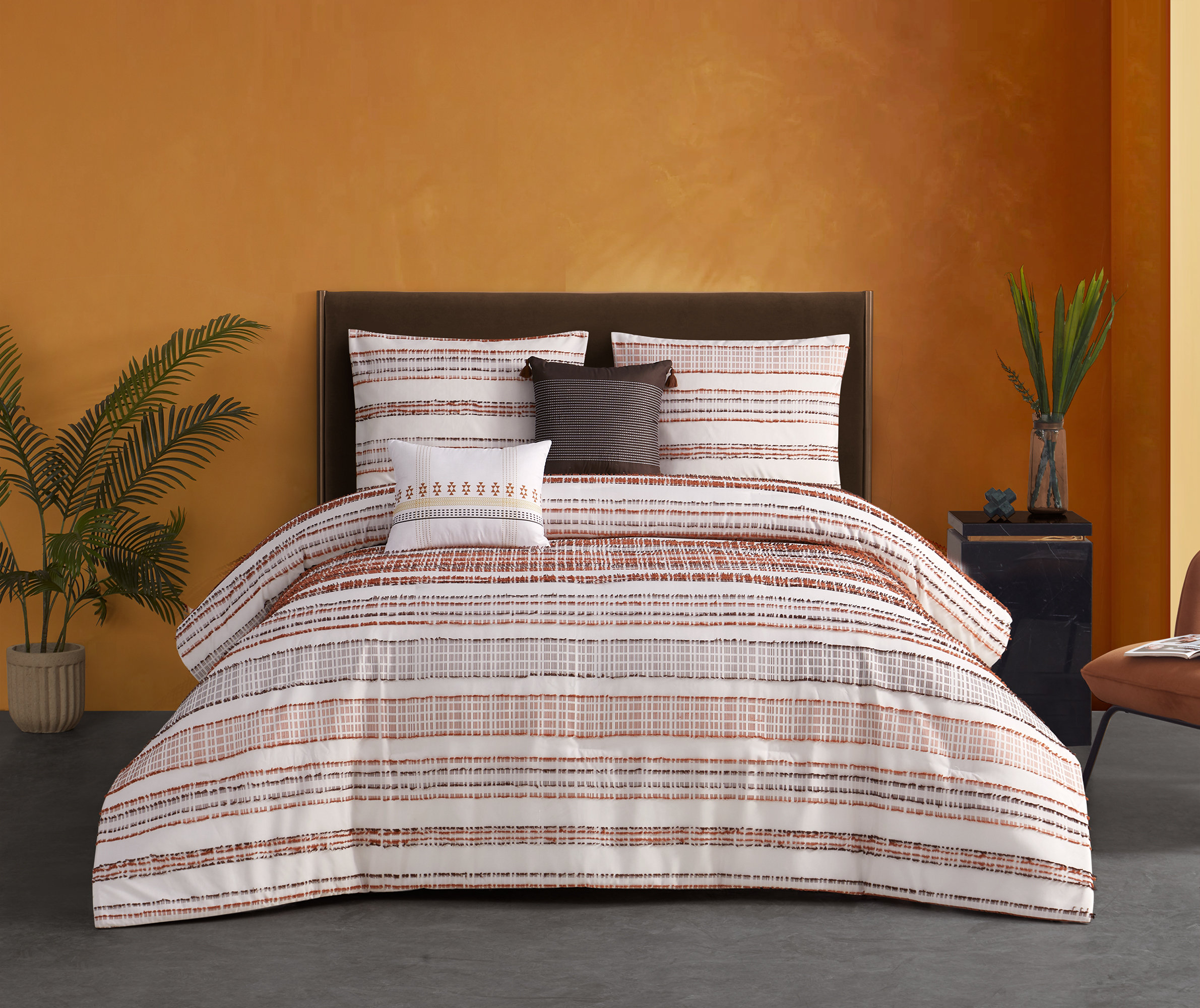 Haven & Willow Jed 5PC Cset Rust Full/Queen - Wayfair Canada