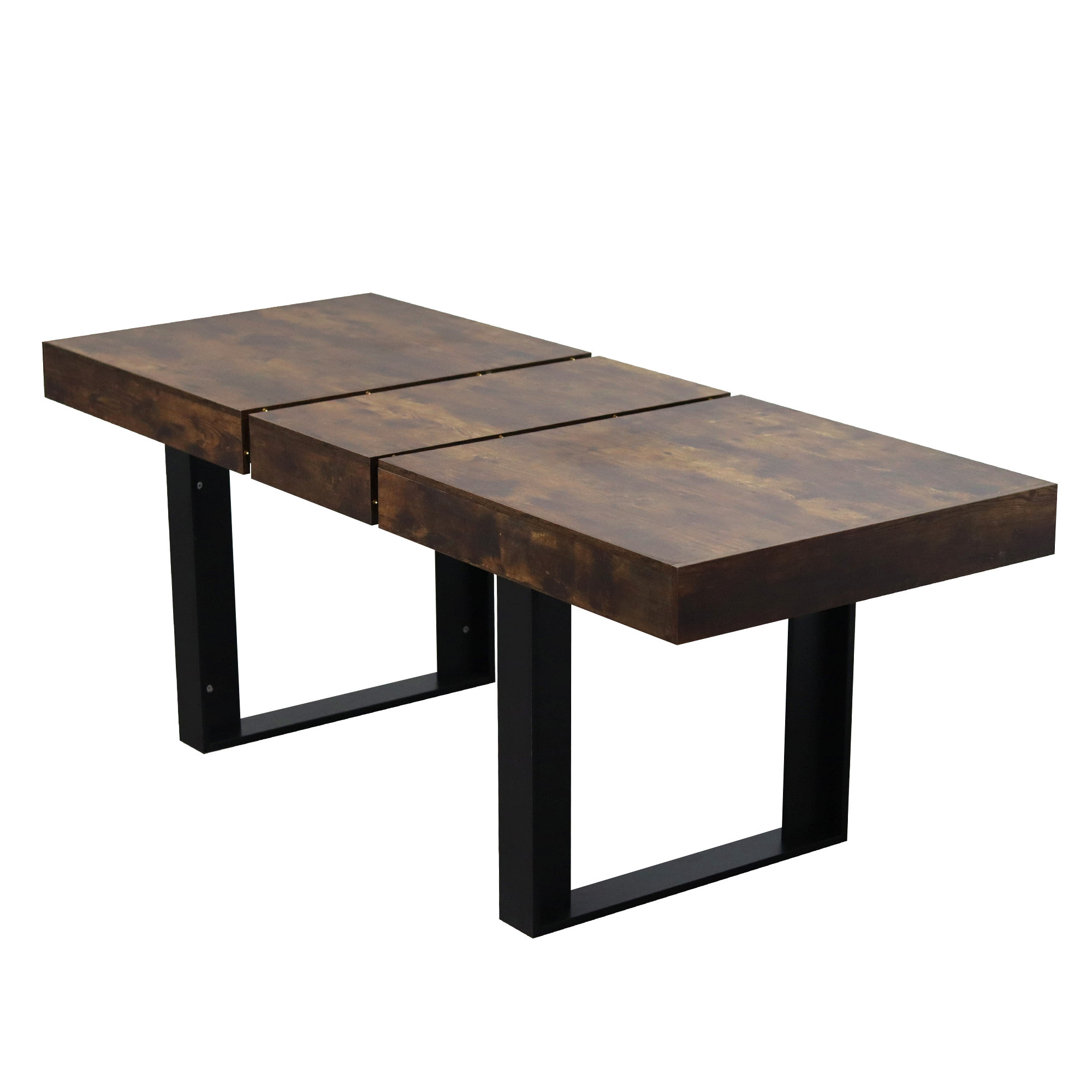 Winston Porter Extendable Dining Room Table For 6 8 10, Modern ...