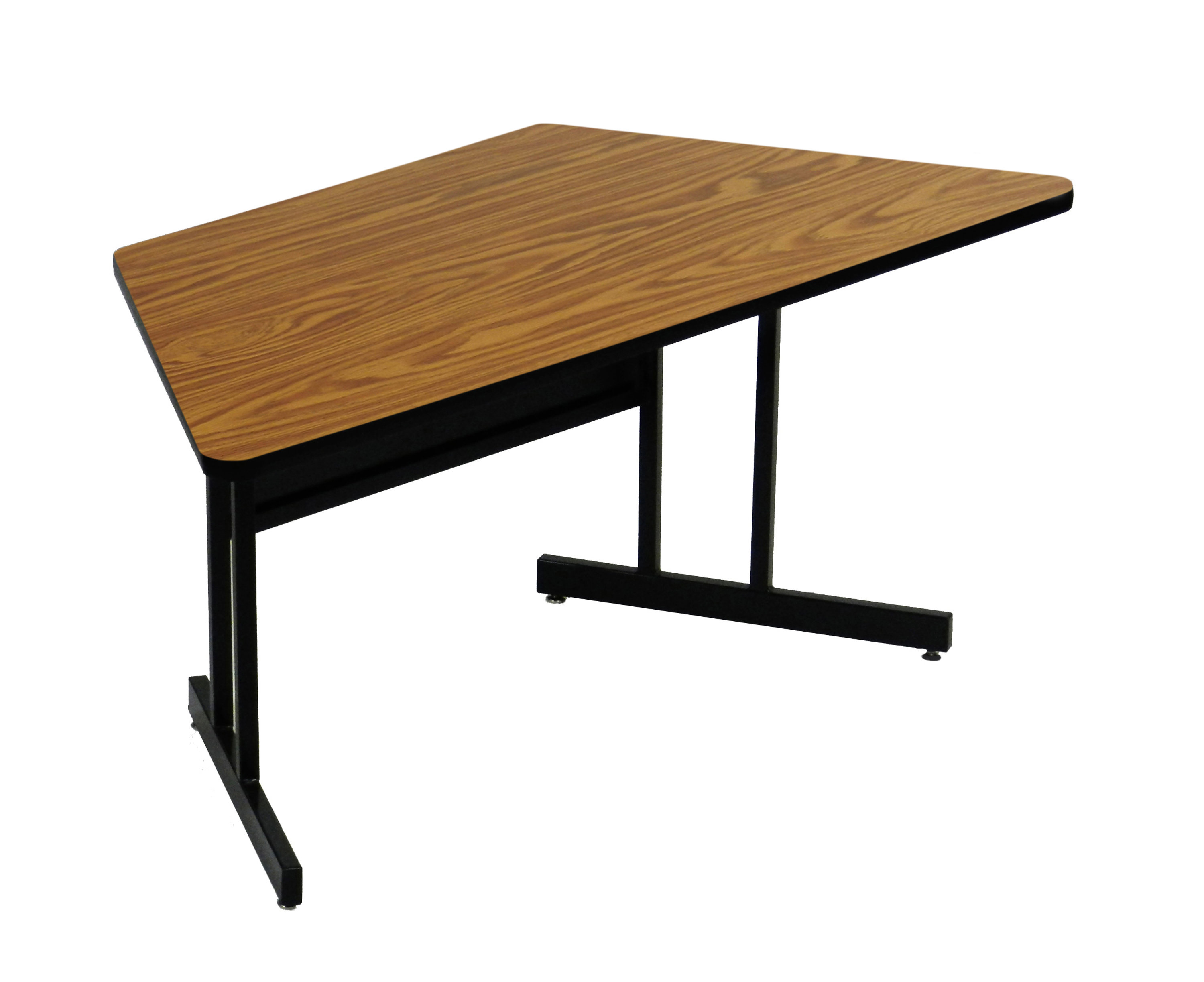 Correll, Inc. Height Adjustable Training Table with Modesty Panel and ...