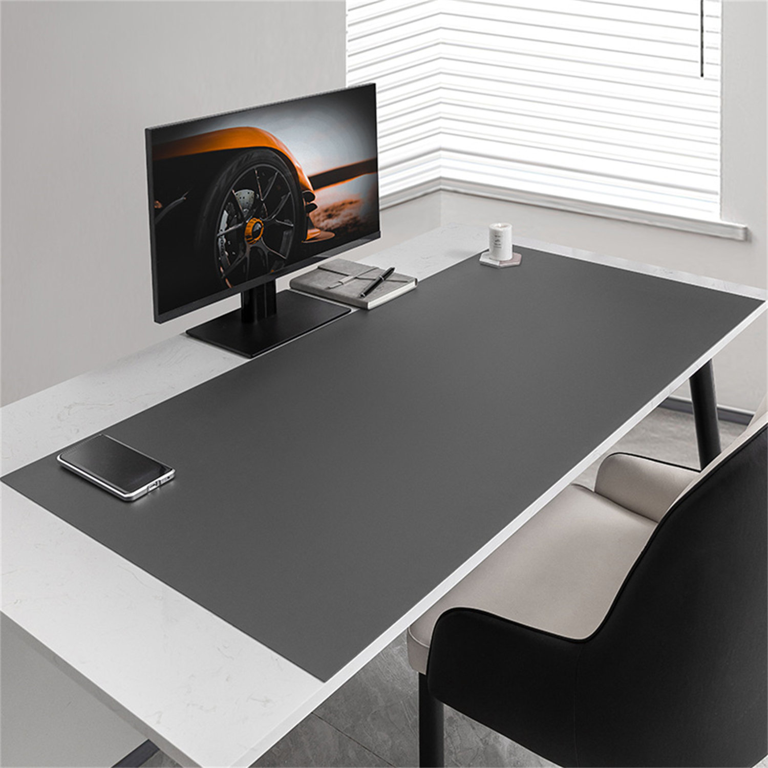 Latitude Run® Ellexis Leather / Faux Leather Desk Pad | Wayfair