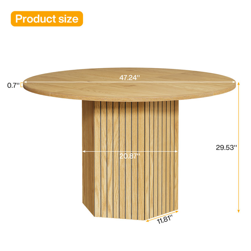 Ebern Designs 47-Inch Round Conference Table | Wayfair