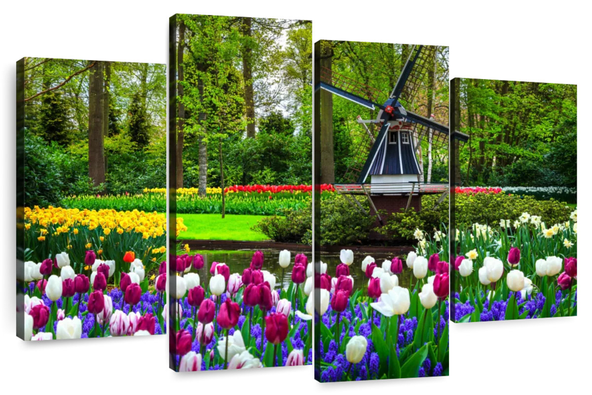 Elephant Stock Stunning Dutch Windmill | Wayfair