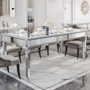 Glass Kitchen & Dining Tables You'll Love | Wayfair