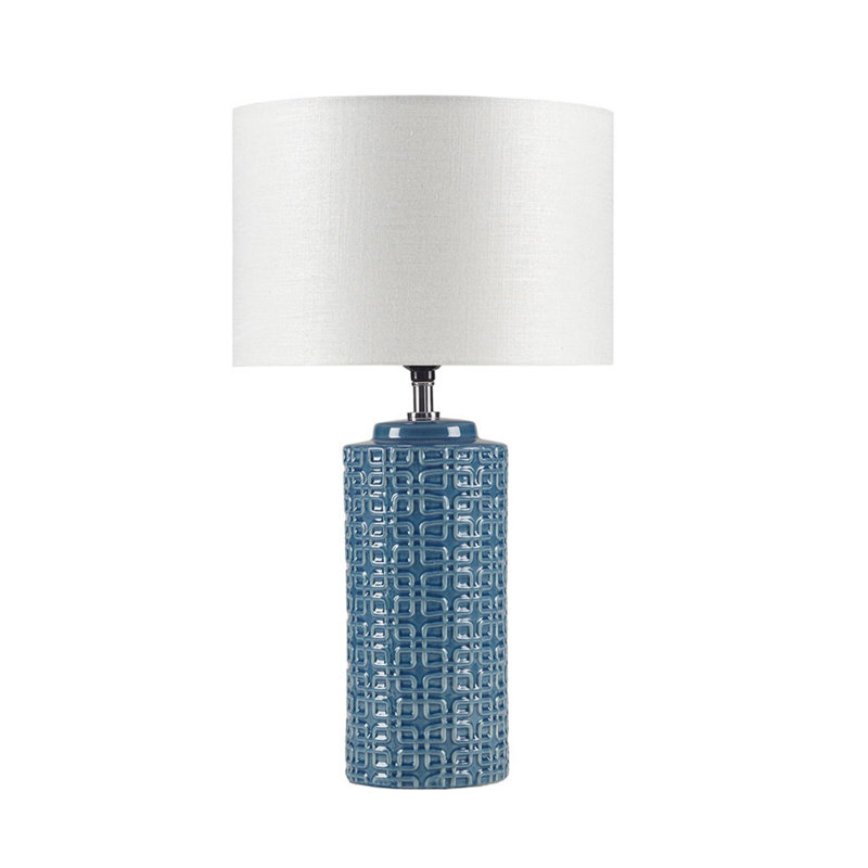 Brayden Studio® Geometric Patterns Ceramic Table Lamp | Wayfair