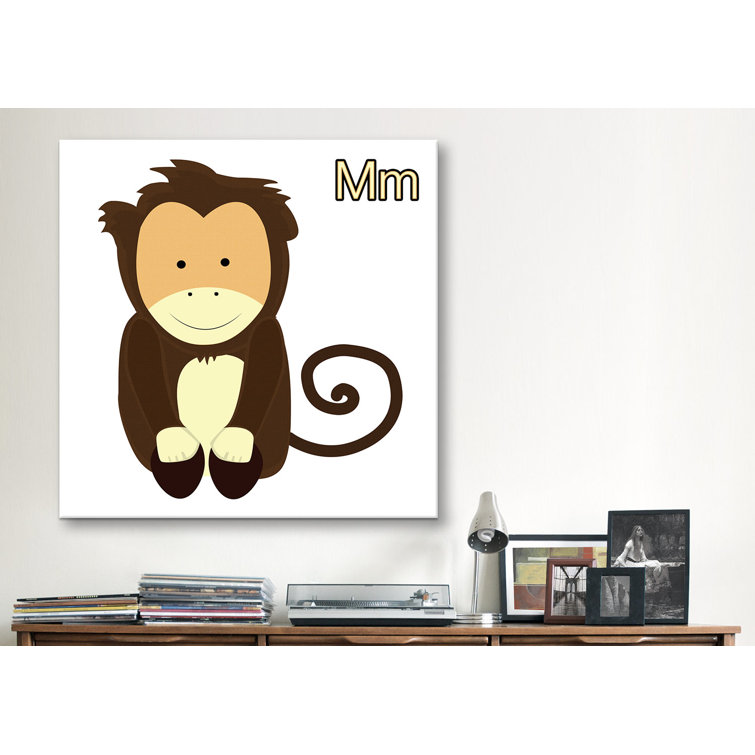Zoomie Kids Nathan Monkey On Canvas Print - Wayfair Canada