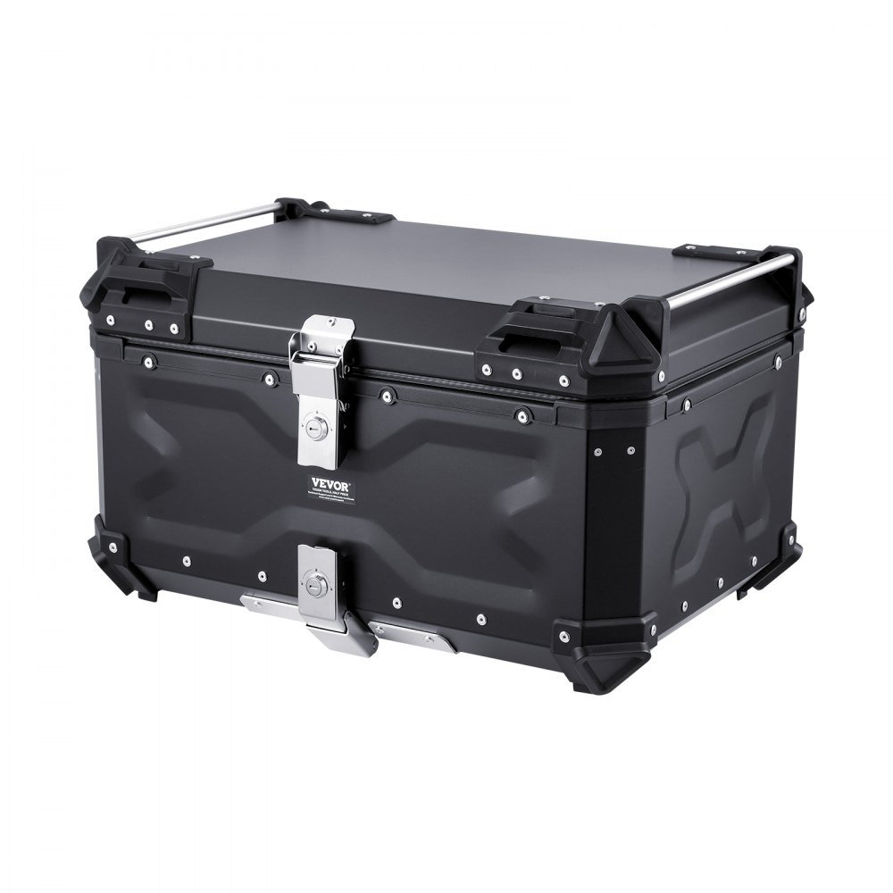 Ivy Bronx 65L Motorcycle Top Case Universal Motorbike Tail Box with ...