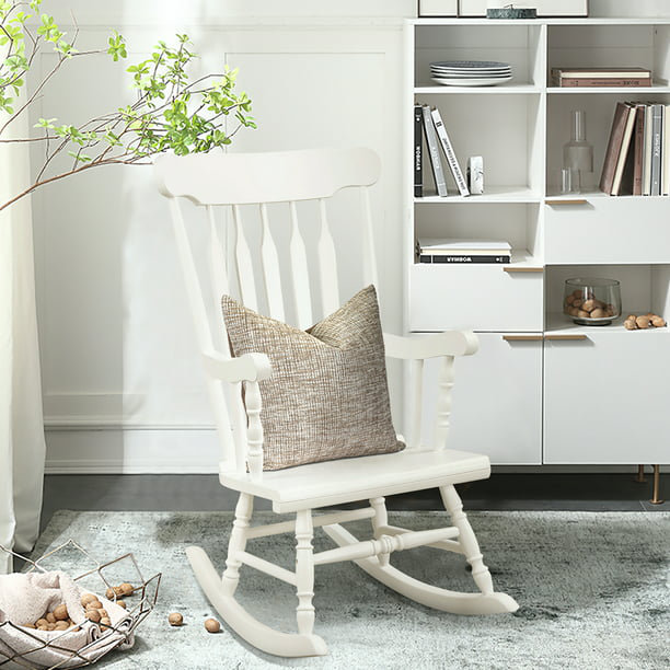 Alcott Hill® Rockhampton Solid Wood Rocking Chair & Reviews | Wayfair
