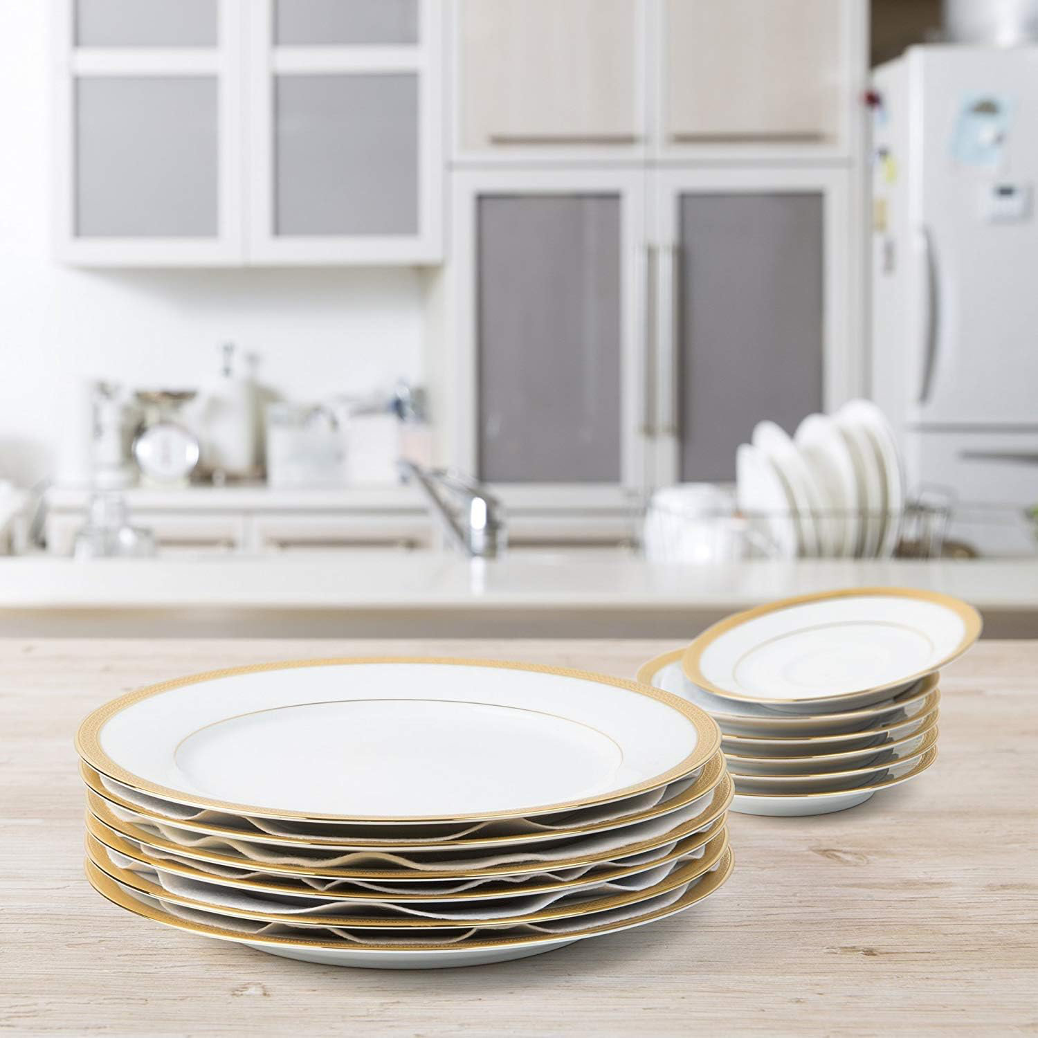Prep & Savour Fabric Dinnerware Storage Set | Wayfair