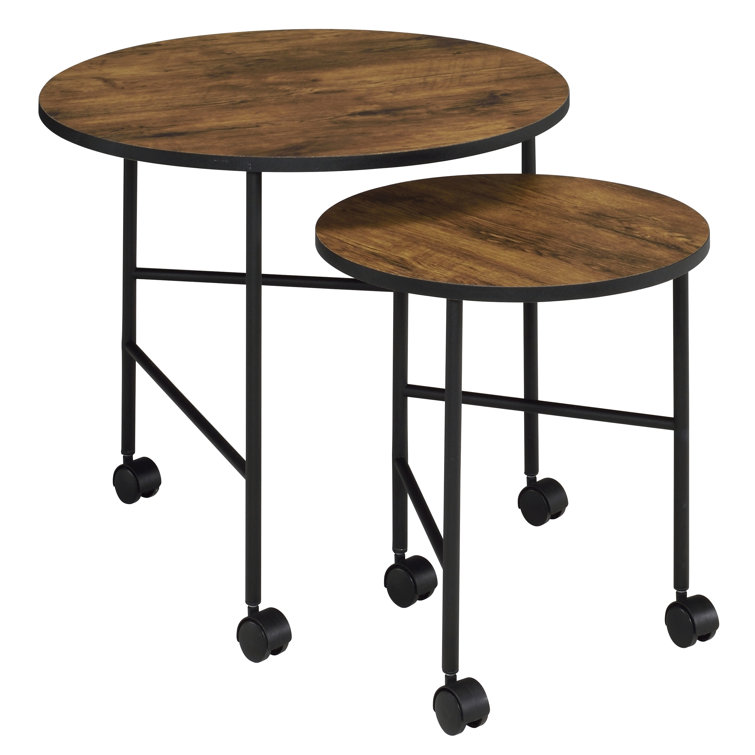 17 Stories Wheel Nesting Tables - Wayfair Canada