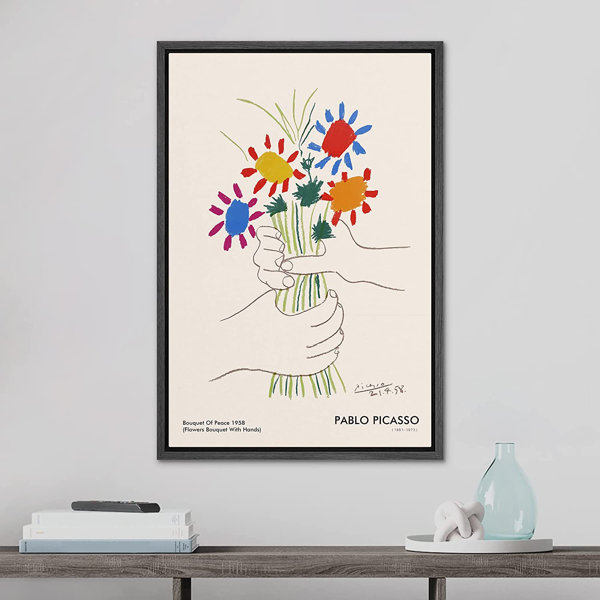 SIGNLEADER Bouquet of Peace (Flower Bouquet With Hands) Pablo Picasso ...