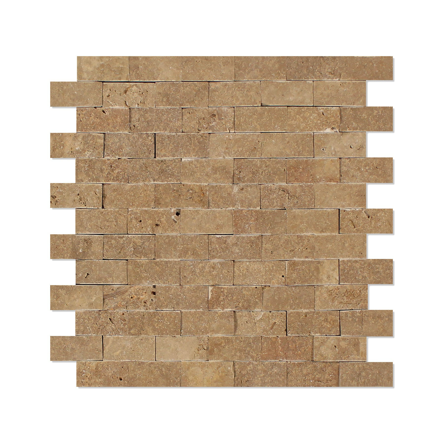 Stone & Tile Shoppe, Inc. Travertine Brick Joint Mosaic Wall & Floor ...