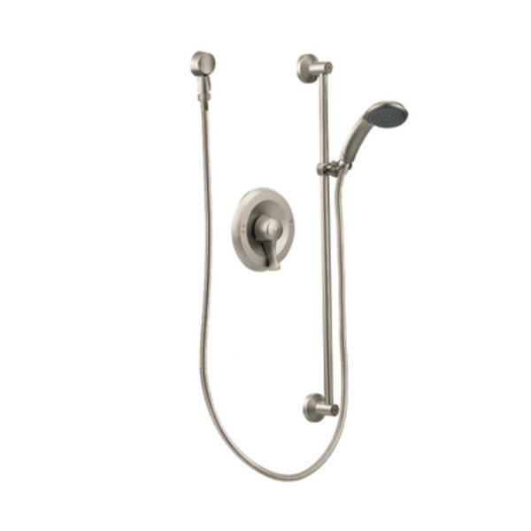 Moen Shower Faucet with Rough-in Valve and Posi-Temp & Reviews | Wayfair