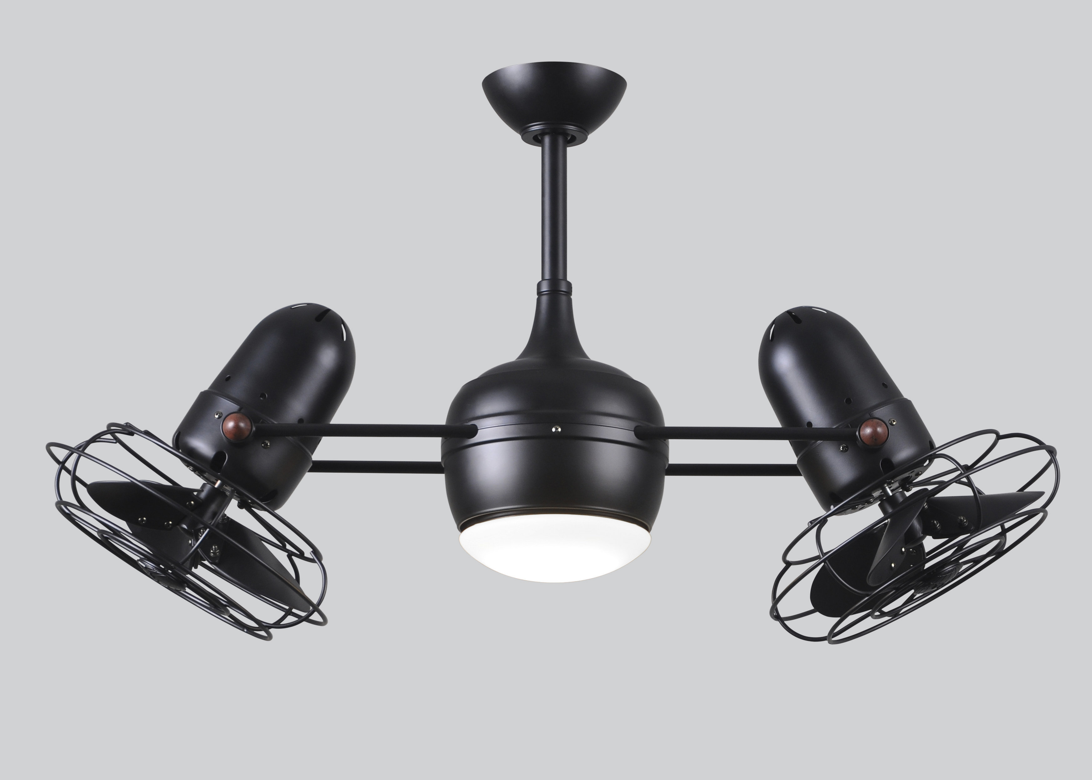 Matthews Fan Company 13" Dagny 6 - Blade LED Dual Ceiling Fan with ...
