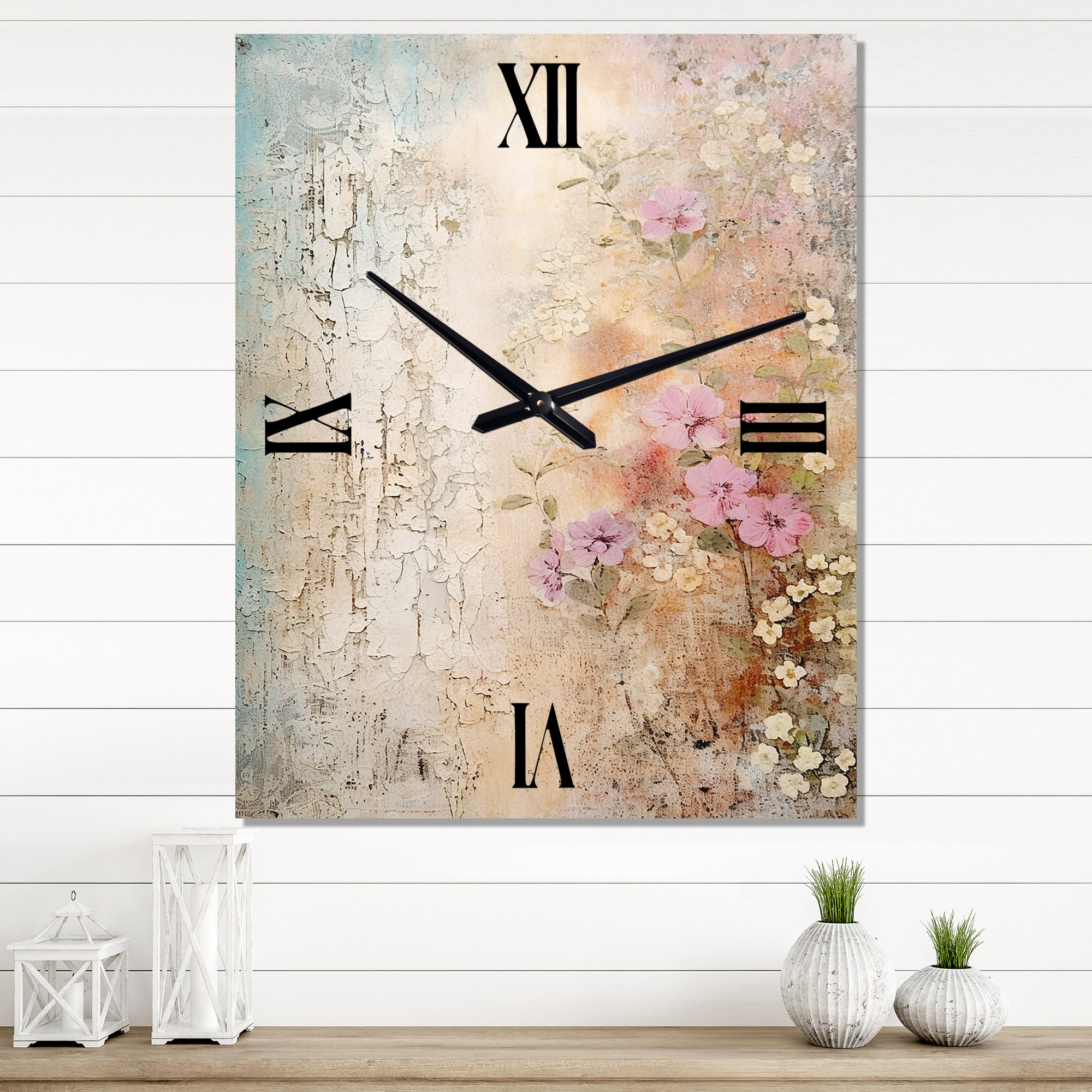 East Urban Home Dezmariah - Rose Modern Wall Clock | Wayfair