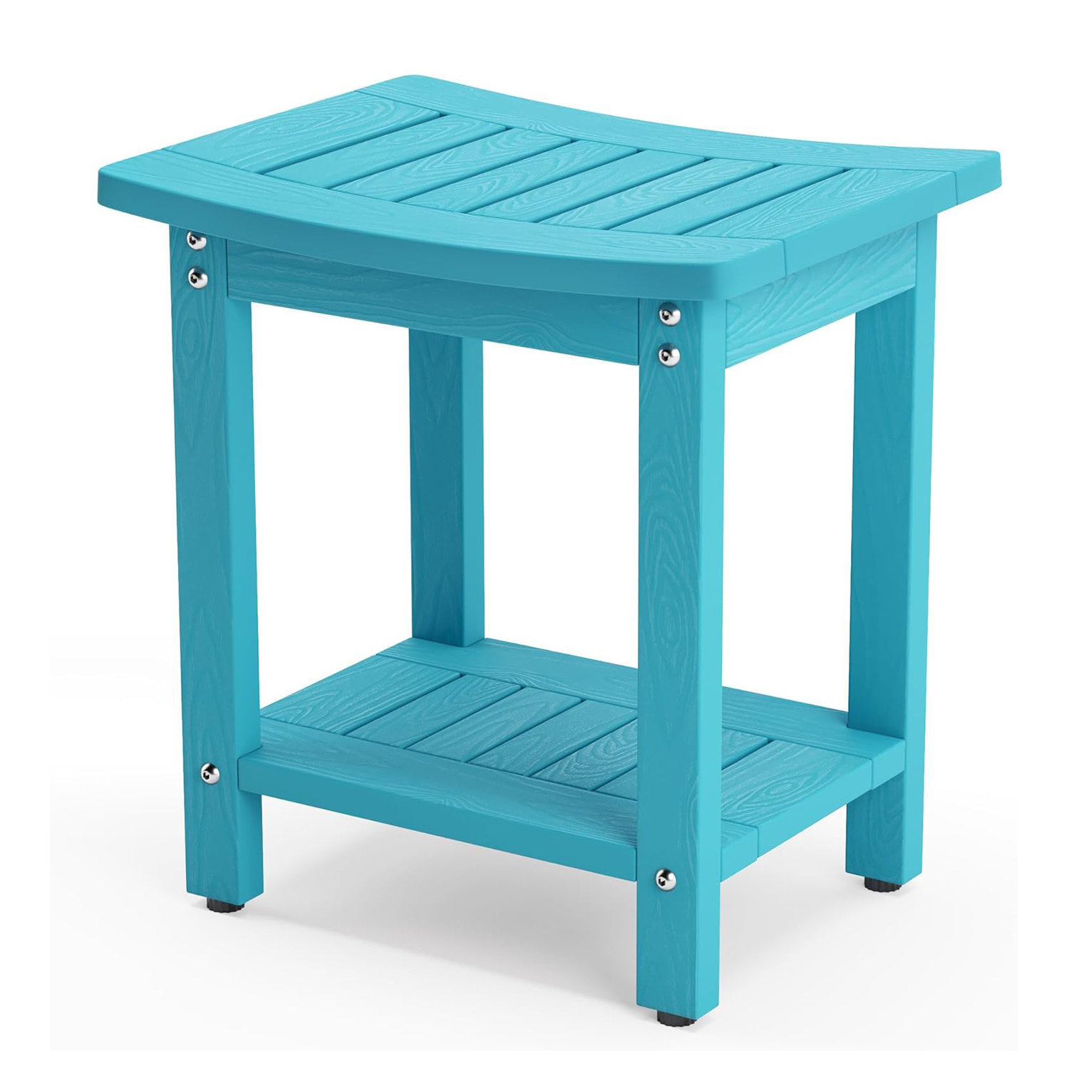 Red Barrel Studio® Kalven 16'' W Plastic / Acrylic Shower Bench | Wayfair