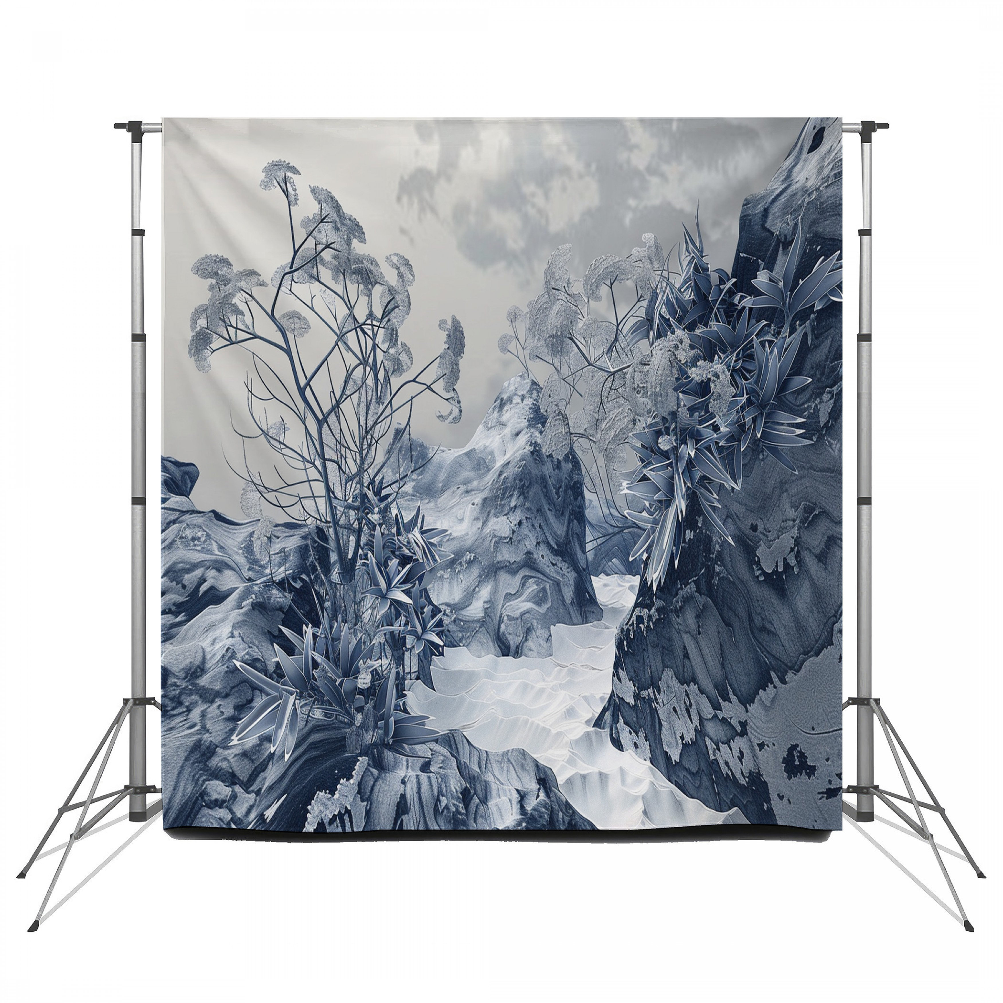VisionDecor Winter Scene Backdrop Nature Large Modern Photo Backdrop ...