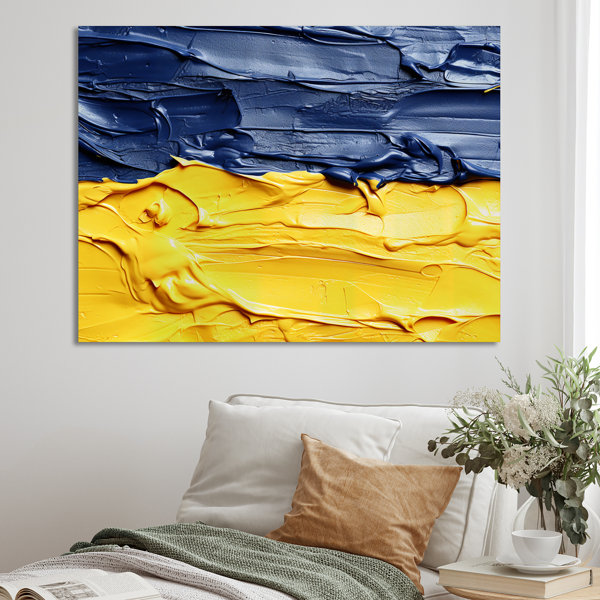 Wrought Studio Remembering Ukraine Abstract Painting On Canvas Print ...