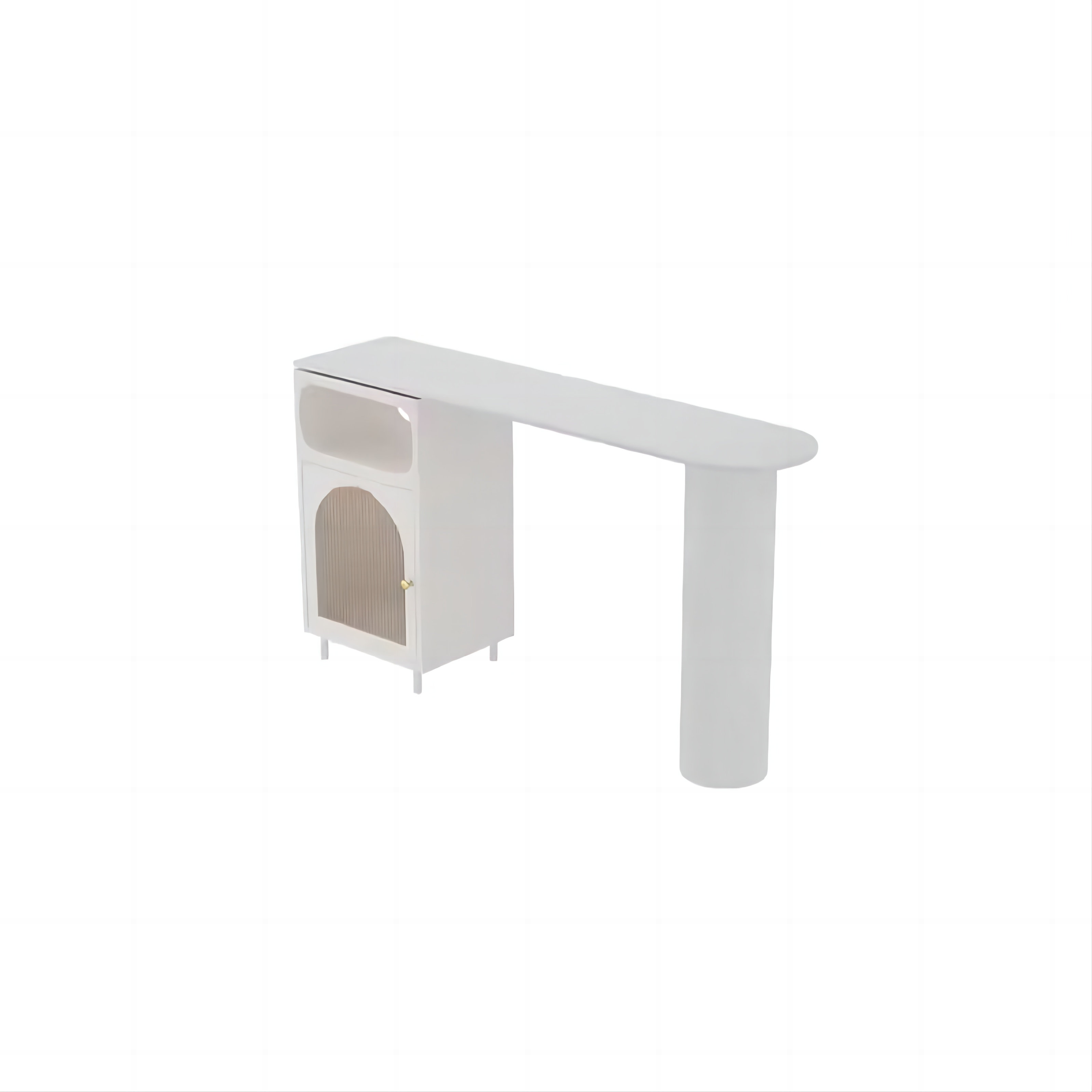 Corrigan Studio® Simple Rectangular White Bar Table | Wayfair