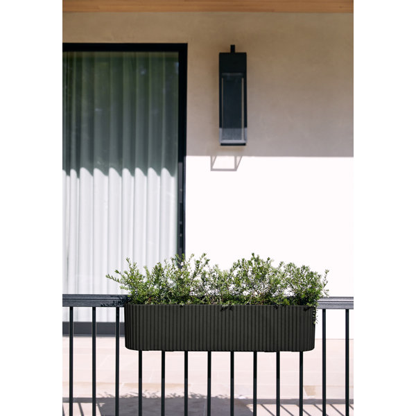 Veradek Demi Series Railing Planter 36" Planter & Reviews | Wayfair