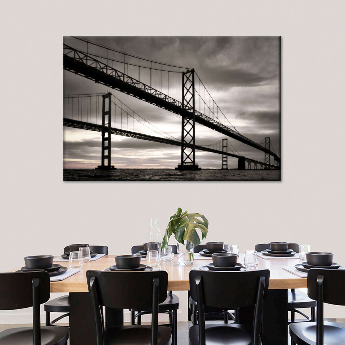 17 Stories Suspension Bridge Chesapeake Bridge Canvas Print On Canvas ...