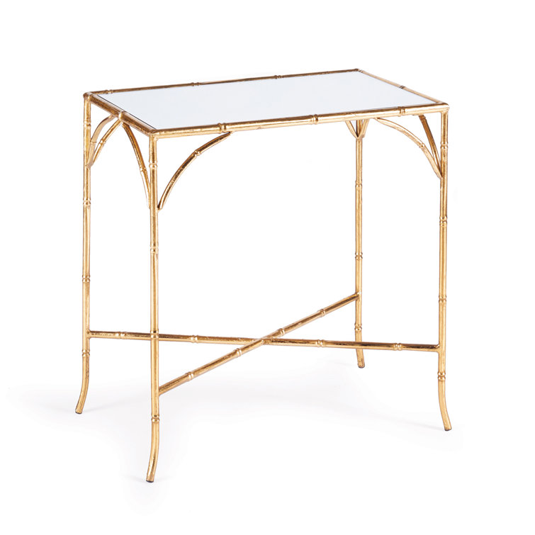 Etta Avenue™ Dillon Glass End Table & Reviews | Wayfair
