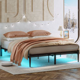 Metal Bed Frames You'll Love | Wayfair