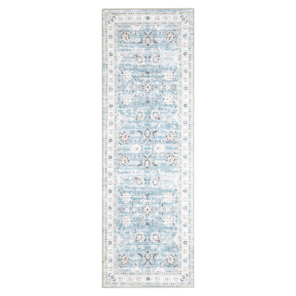 Alcott Hill® Washable Area Rug for Living Room Vintage Rococo Soft Rugs ...