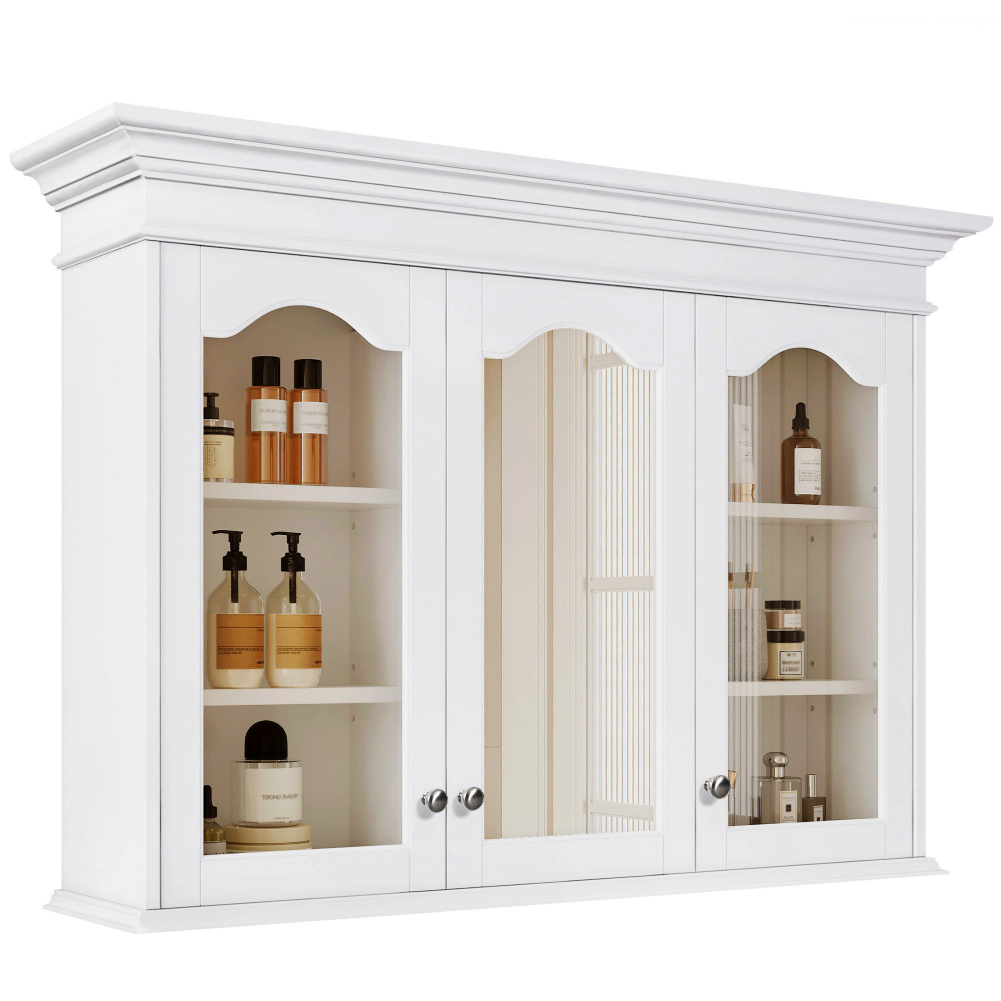 Corrigan Studio® Bathroom Storage Cabinet With Door And Shelves, Wall ...