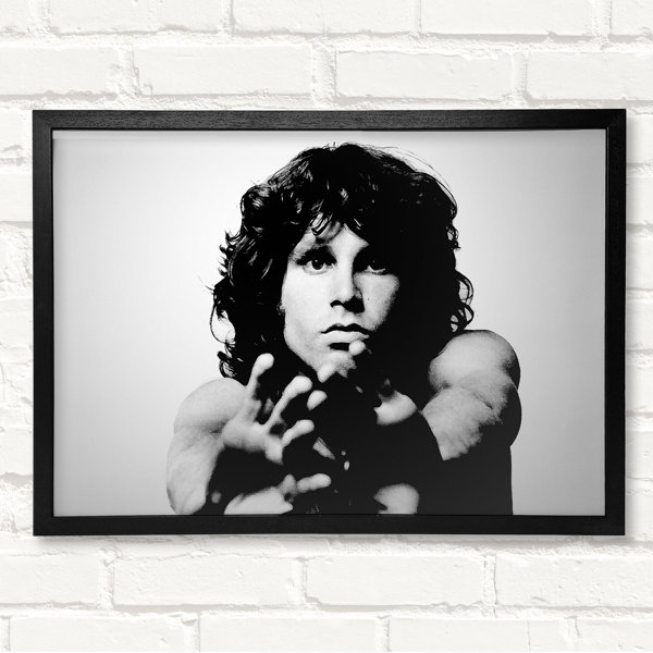 Latitude Run The Doors Jim Morrison - Closed Corner Frame Print on Wood ...
