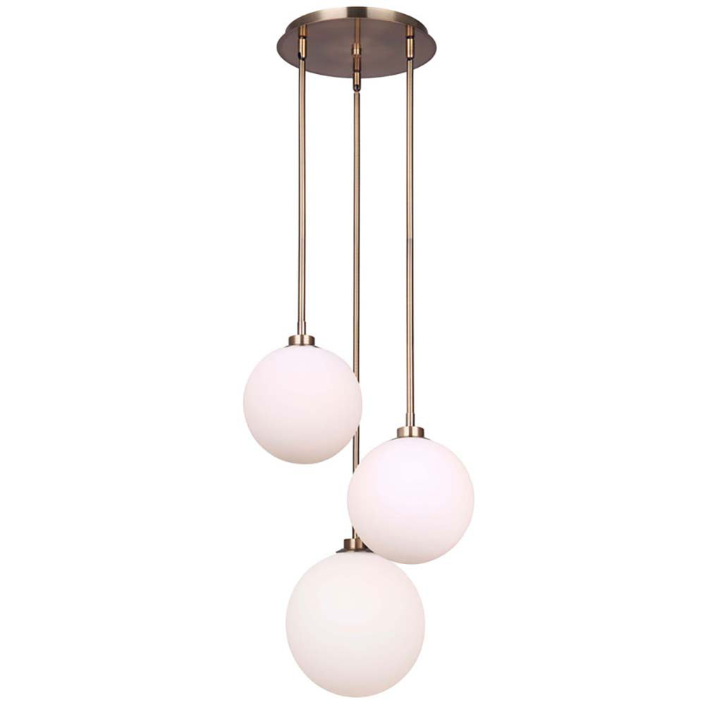 Ivy Bronx Freyda 3 - Light Gold Bulb Pendant - Wayfair Canada