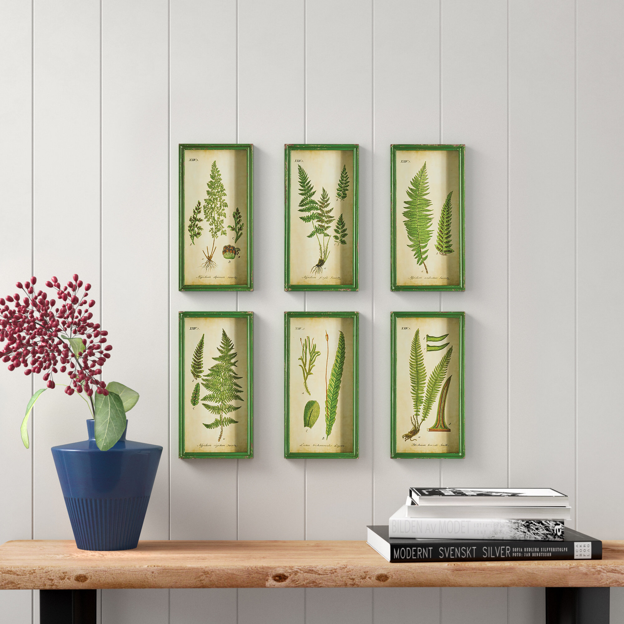 Birch Lane™ 'Fern Prints' - 6 Piece Picture Frame Print Set - Wayfair ...
