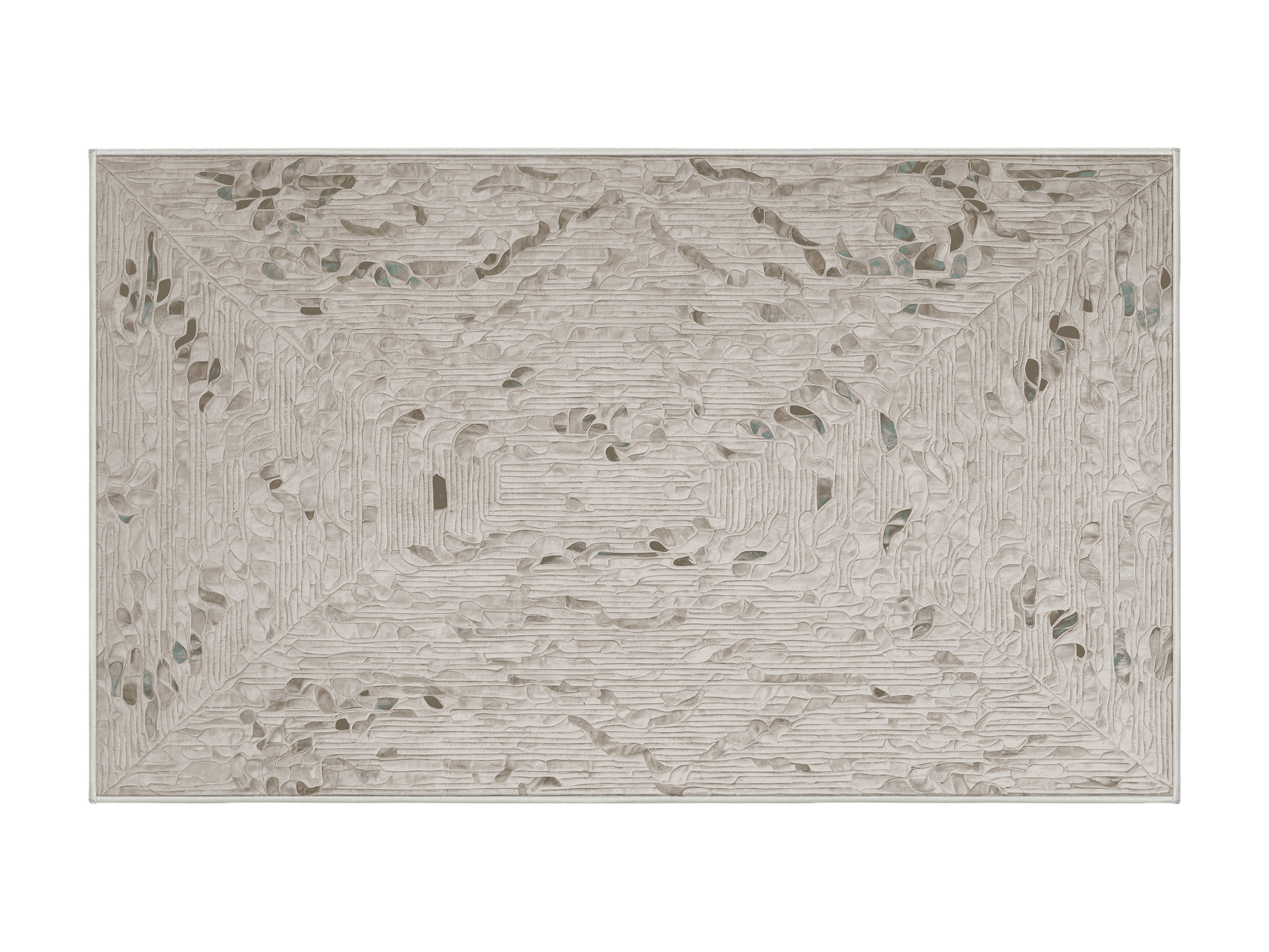 Hokku Designs Silky Soft Plush Beige Area Rug | Wayfair
