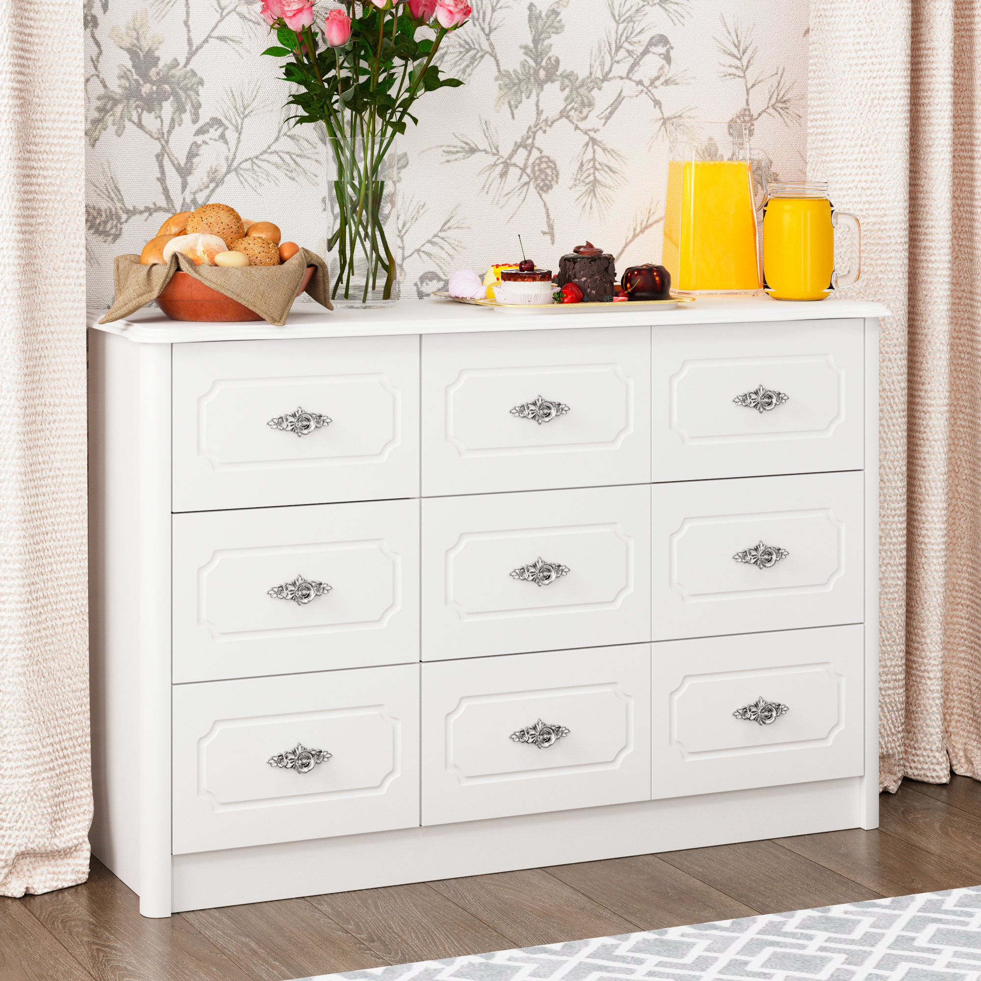 Ebern Designs 47.3” Wide 9 Drawer Dresser | Wayfair