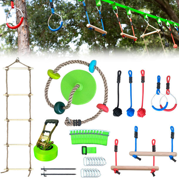 Jump Tastic Trampoline Surfing Tree Swing Skateboard Tree Swing Set ...