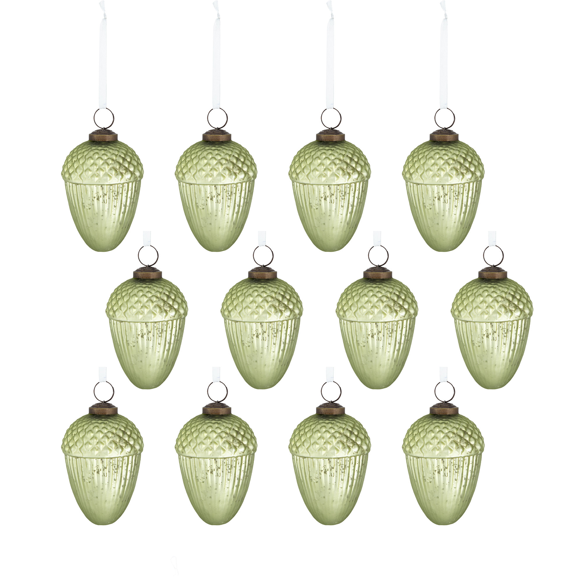 BURDOCK Tear Drop Christmas Tree Ornament Set of 12 | Wayfair