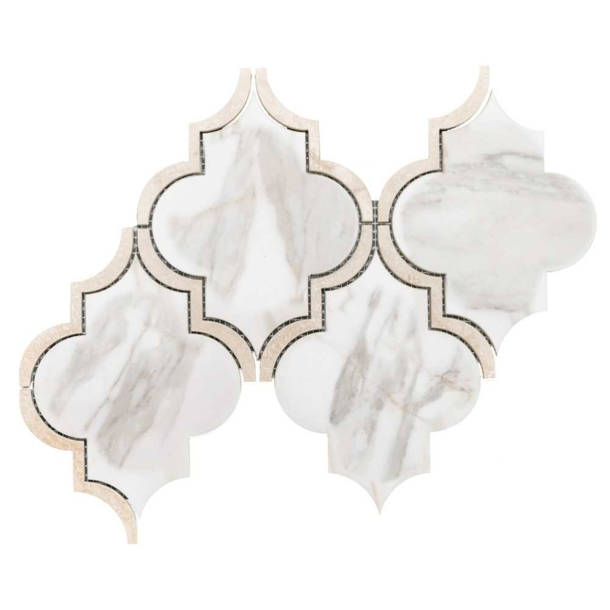 Long Island Mosaics & Tile 10'' L x 1'' W Ceramic Round Tile Trim | Wayfair