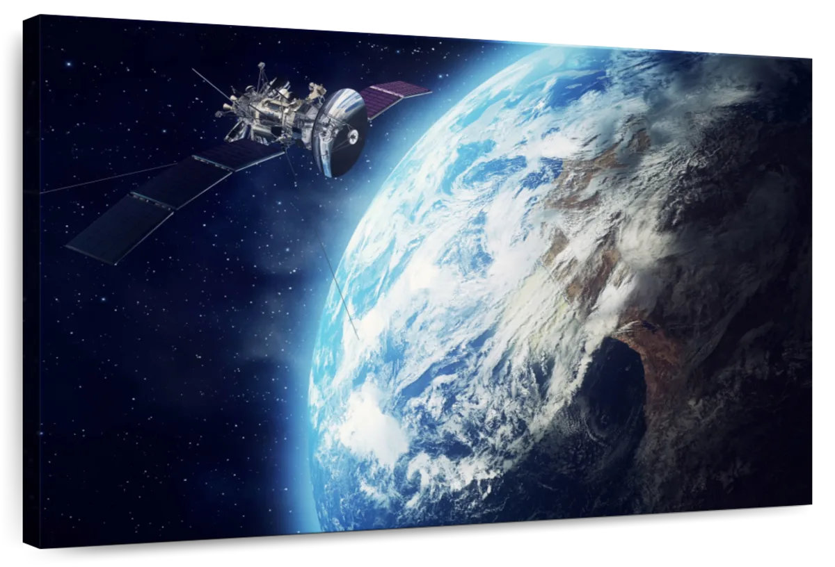 Ebern Designs Satellite Revolving Earth | Wayfair