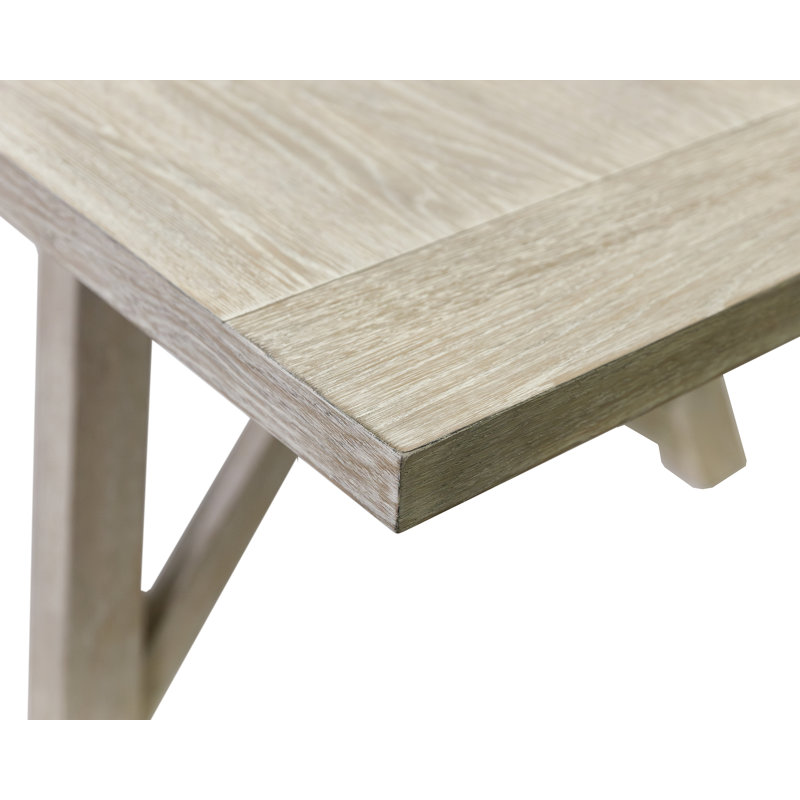 Gracie Oaks Mellar Modern Farmhouse Rectangular Kitchen Table With Six ...