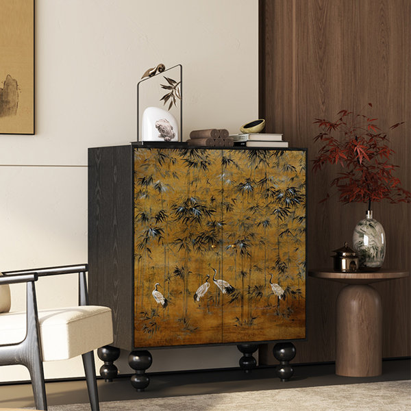 DICIXA Chinese Style Retro Shoe Cabinet 17 Pair Shoe Storage Cabinet ...